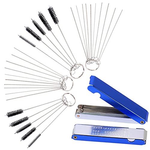 QAZAKY 26 Cleaning Wires Set + 20 Needles + 10 Nylon Tube Brushes Tool ...