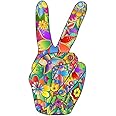 Amazon.com - Peace Sign Vinyl Sticker Hand Deuces Decal for Car ...