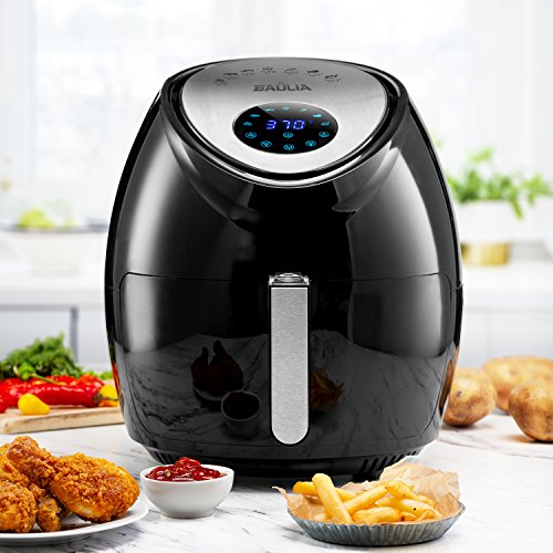 Baulia AF811 Digital Air Fryer 5.9-qt 1700-watt Electric Hot Oil-Less ...