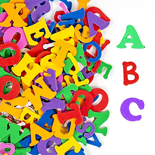 Horizon Group USA 1000+ Adhesive Foam Alphabet Stickers, Foam Letter ...