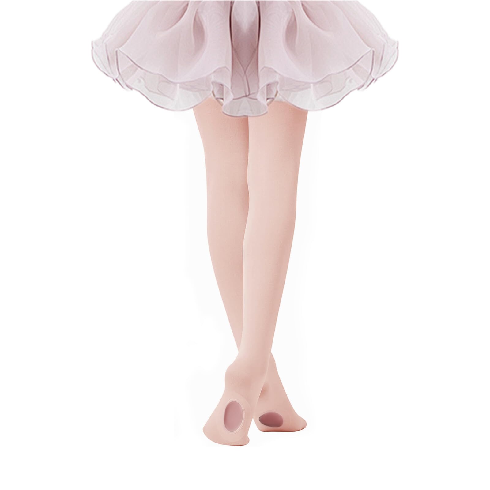Honeysea Pink Ballet Tights for Girls - Pink Toddler Ballet Tights ...