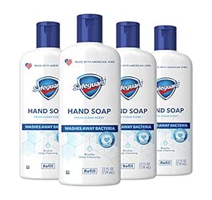 Amazon.com : Safeguard Liquid Hand Soap Fresh Clean Scent Refill, 25 Fl ...