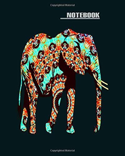 Notebook: our story cute elephants - 50 sheets, 100 pages - 8 x 10 ...