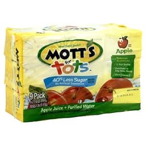 Mott's for Tots, Apple Juice, 6.75-Ounce Boxes (Pack of 27): Amazon.com ...