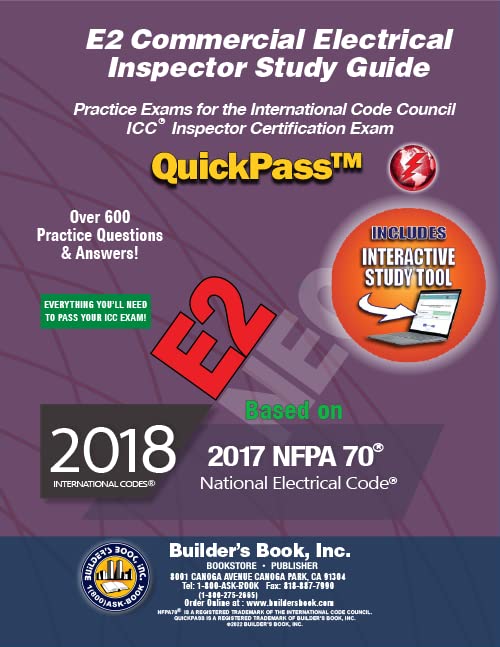 E2 Commercial Electrical Inspector QuickPass Study Guide Based On 2017 ...