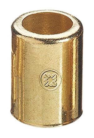 Western Enterprises 7325 Brass Hose Ferrules, 0.562" I.D., 0.5 Length ...