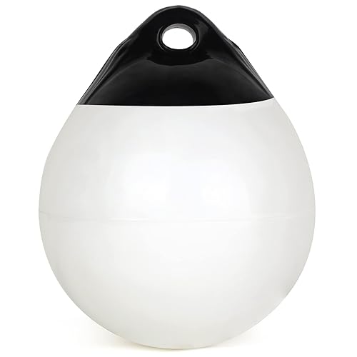 VEITHI 1 Pack Boat Buoy Ball Anchor Buoy Round Boat Fenders,Vinyl ...