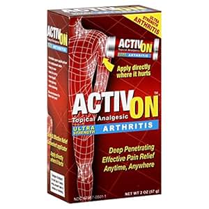 Amazon.com: ActivOn Ultra Strength Arthritis Topical Analgesic 2 oz ...