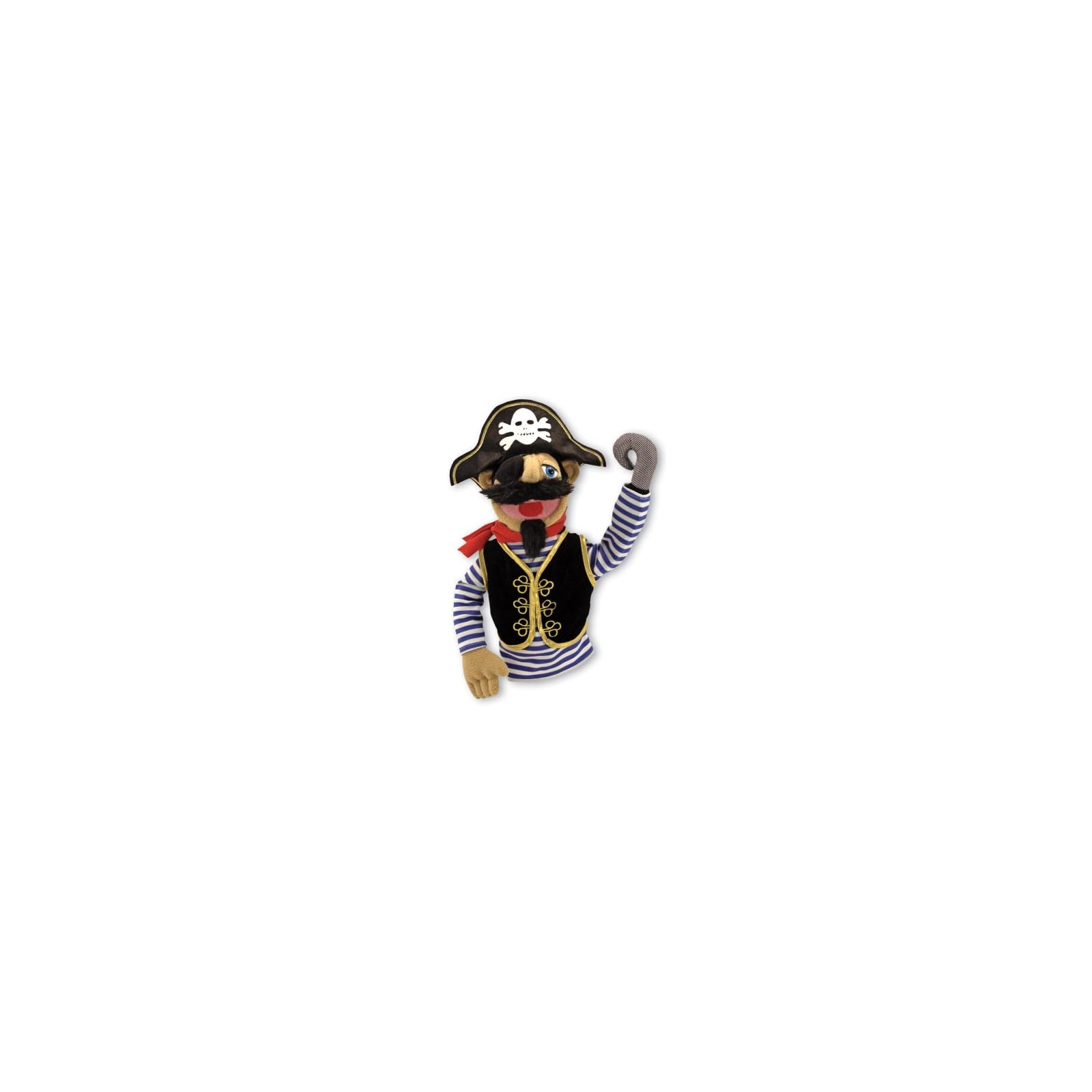 Melissa & Doug Pirate Puppet with Detachable Wooden Rod (Puppets ...