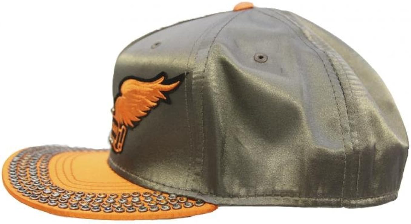 Cap 2 Tone Satin with Crystals at Amazon Men’s Clothing store