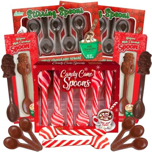 Ultimate Stirring Spoon Assortment, Chocolate and Peppermint Edible ...