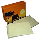 Elephant Poo Paper - Recycled Journal and Note Box
