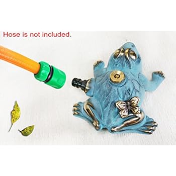 Amazon.com : Brass Decorative Frog Sprinkler - With a Little Frog on ...