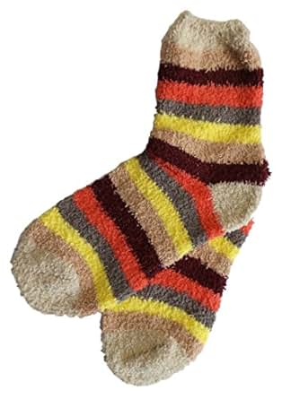 West Loop Cozy Socks shoe size 4-10 (Yellow, Gray, Pink & Beige) at ...