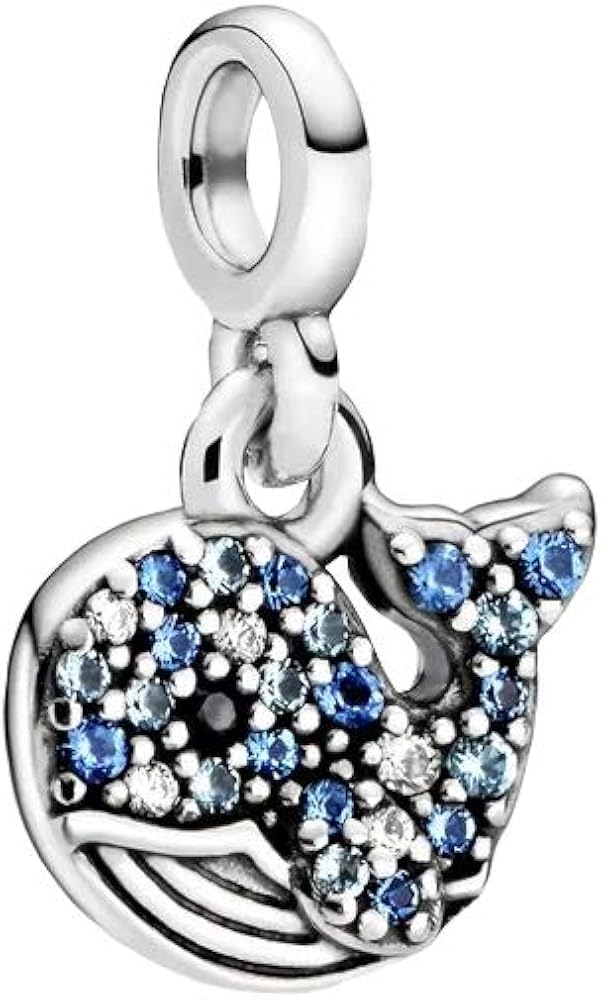 Amazon.com: PANDORA My Blue Whale, Multi-Colored Crystal: Jewelry