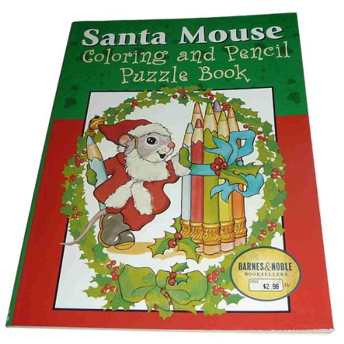 Santa Mouse Coloring and Pencil Puzzle Book: Michael Brown, Nina ...
