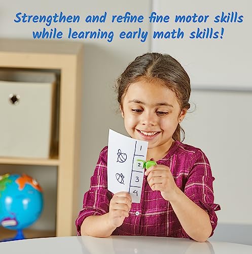 hand2mind Learn My Numbers Fine Motor Clips, Kids Clothespin Activities ...
