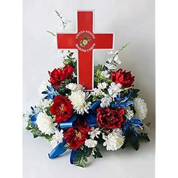 Amazon.com : Eternal Light - Solar Lighted Cross - Jesus Cemetery ...