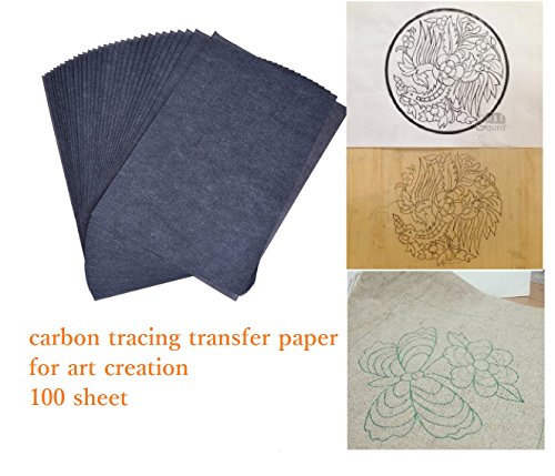buy-maaryee-100-sheets-black-tracing-carbon-paper-8-x-12-inches
