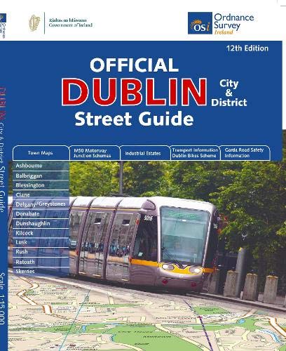 Official Dublin City And District Street Guide Spiral Bound Enlarged ...