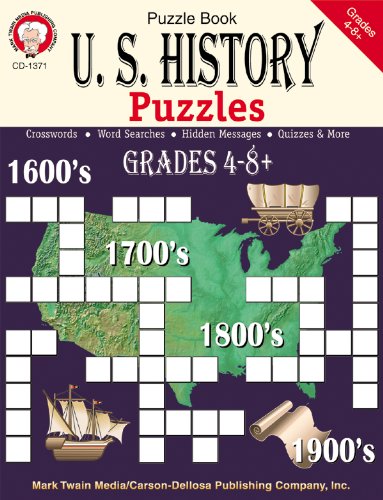 Amazon.com: U.S. History Puzzles, Grades 4 - 8: 9781580371506: Mark ...