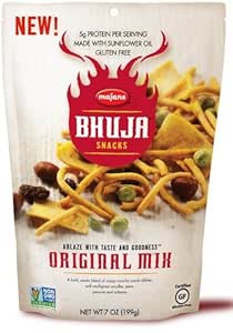 Amazon.com: Bhuja Original Mix, 7-ounce Bags (Pack of 6) : Grocery ...