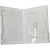 Amazon.com: 10 Pack Maxtek Standard 14mm White Single Disc CD & DVD ...