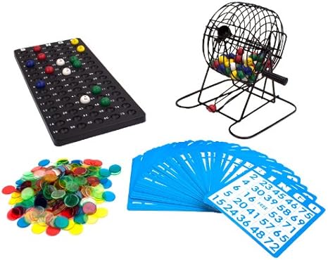 Amazon.com : Royal Bingo Supplies Deluxe 6-Inch Game with Colored Balls ...