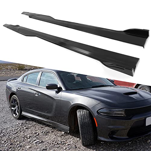 HECASA Side Skirts Body Kit Replacement Compatible with 2015-2023 Dodge ...