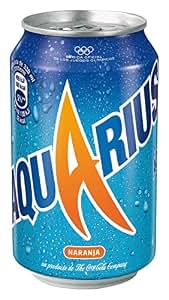 Aquarius - Bebida refrescante de naranja, 330 ml: Amazon.es: Supermercado