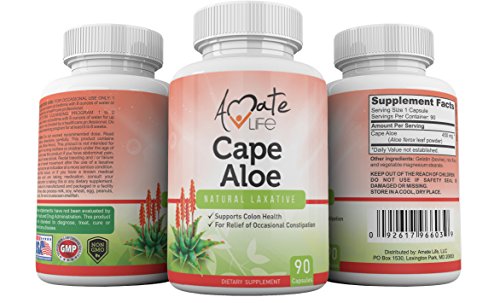 Cape Aloe Natural Laxative Supplement- Constipation Relief- Regulate ...