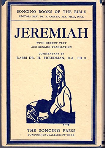 Jeremiah with Hebrew Text and English Translation (Soncino Books of the ...