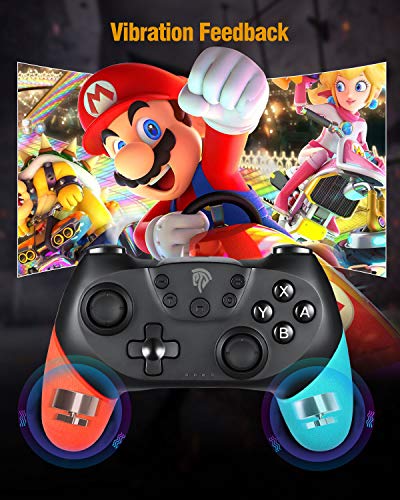 Wireless Controller for Switch Pro, EasySMX Mini Gamepad Joypad Remote ...