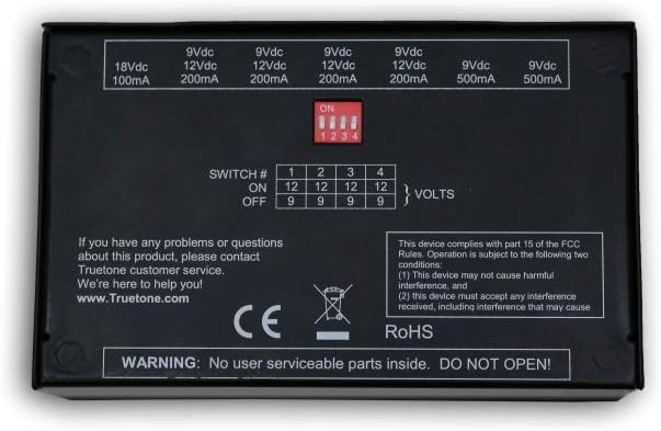 Truetone CS7 1 SPOT® Pro Series – Power Brick, 5.5″ x 3.37″ x 2.0 ...
