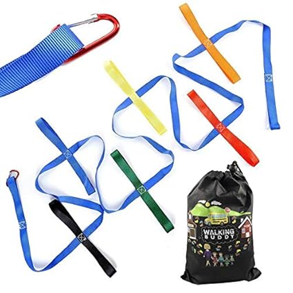 Walking Rope For Preschool - Colorful handles Keeps Kids Safe - Perfect ...