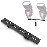 Amazon.com : Neewer 8"/20.3cm Dual Camera Mount Tripod Bracket for 3D ...