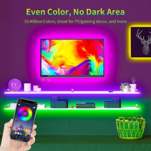 TV LED Backlight 65 Inch TV, Hamlite USB 15Ft LED Strip Light for 60-65 ...