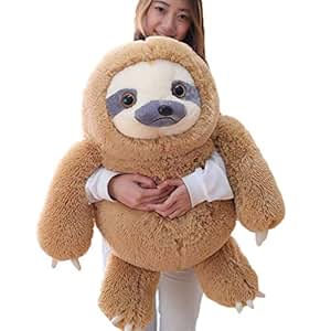 Amazon.com: Winsterch Giant Sloth Stuffed Animal Toy Plush Sloth Gift ...