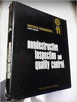 Metals Handbook, 8th Edition. Volume 11: Nondestructive Inspection and ...