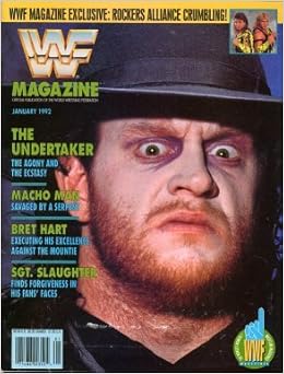 WWF Wrestling Magazine : The Undertaker (1992): WWE: Amazon.com: Books