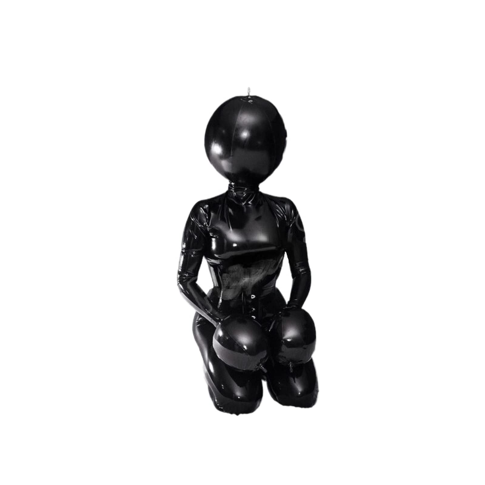 Mua [MCWJ] Latex Corset Inflatable Hood Latex Catsuit with Headcover ...