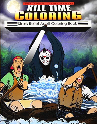 Amazon.com: Kill Time Coloring: Stress Relief Adult Coloring Book ...