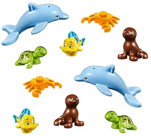 LEGO 10 pcs FRIENDS OCEAN ANIMAL LOT Aquatic Sea World Fish Dolphin ...