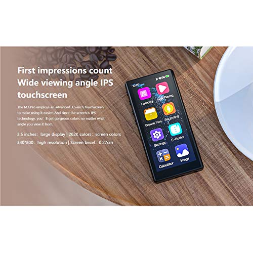 FiiO M3 Pro MP3 Player, High Resolution and 3.5" Full Touchscreen HiFi Lossless Sound Player ...