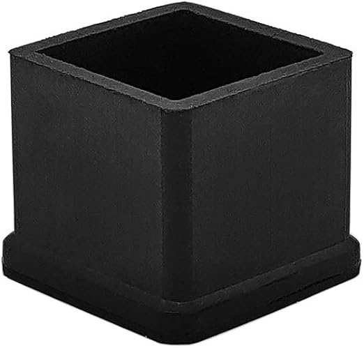 Flyshop Square Anti-Slip Rubber Leg Tips Chair Leg Caps Furniture Floor ...