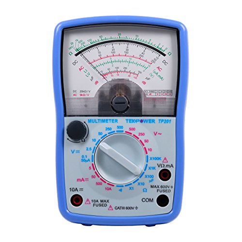 Tekpower TP201 20-range Analog Multimeter with Capacitance Measurement ...