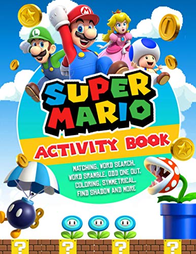 Buy Super Mario Activity Book: A Book With Both Interesting Games And ...