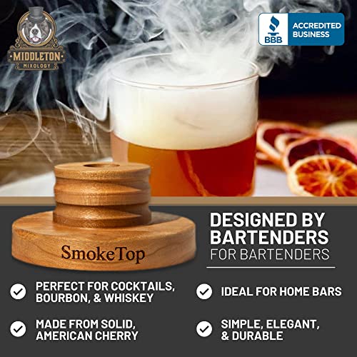 SmokeTop Cocktail Smoker Kit - Old Fashioned Chimney Drink Smoker for Cocktails, Whiskey ...