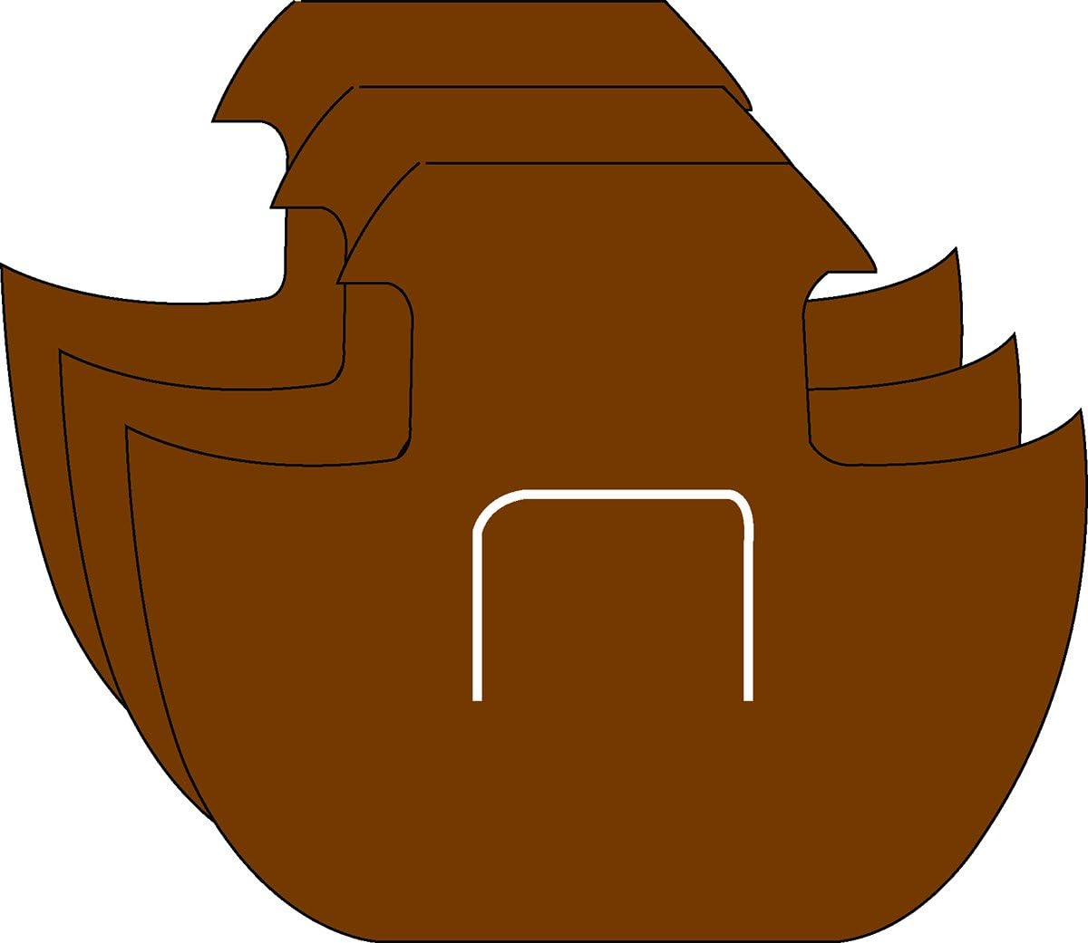 Amazon.com: Ark Large Single Color Creative Cut-Outs, 5.5" x 5.5", 31 ...