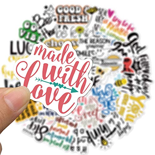 Inspirational Stickers 50PCS, Vinyl Waterproof Reward Motivational ...